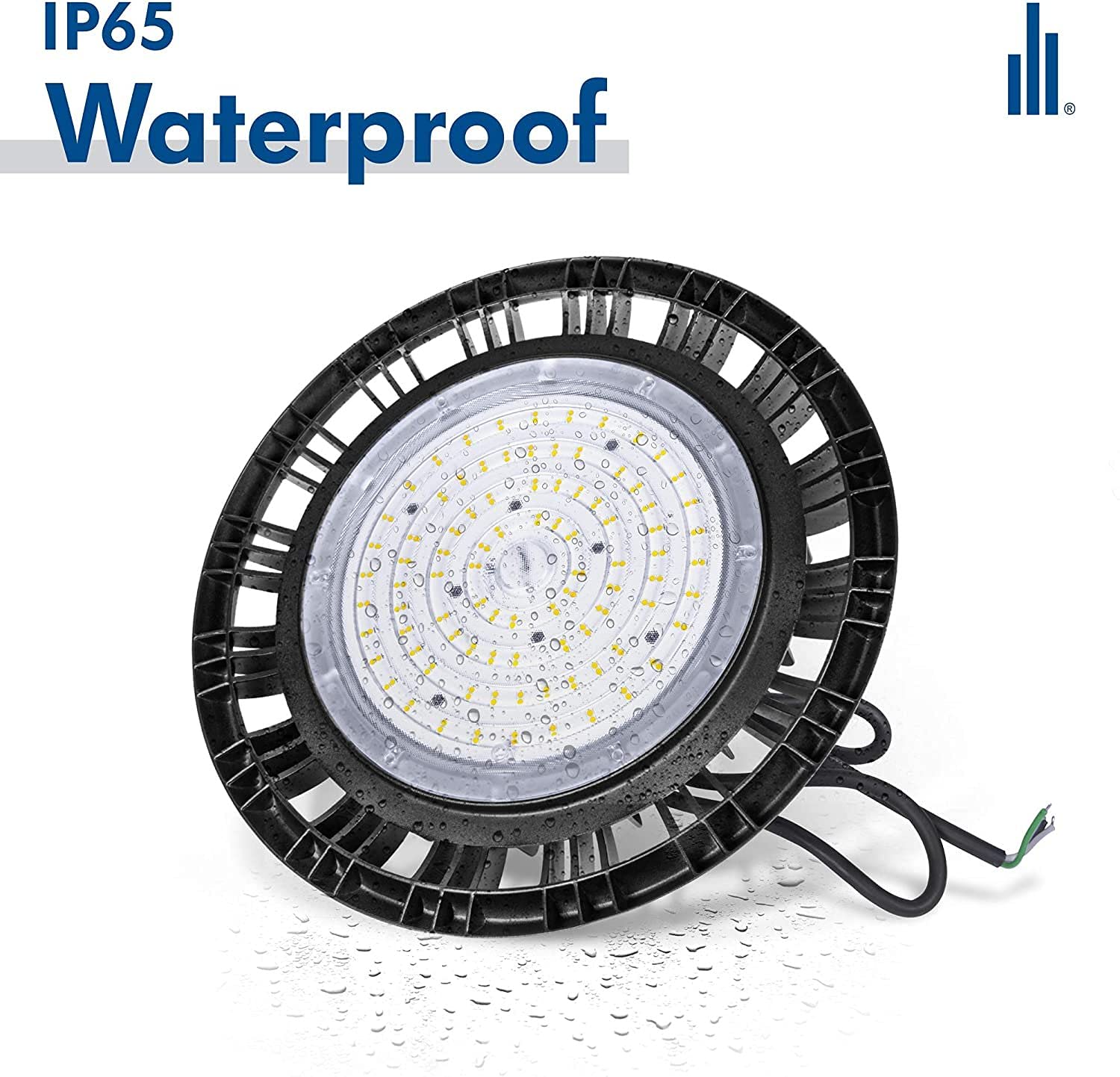 Hyperikon UFO LED High Bay Light 150W (600 Watt Replacement), Shop and Warehouse Area Lighting, DLC, 2 Pack