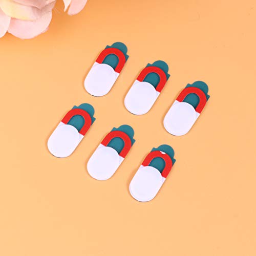 OSALADI Computer Camera Cell Phone Lens Cover 6pcs Webcam Cover Slide Privacy Cover Shutter Sticker Camera Cover Slide for Laptop Tablet Phone White Phone Privacy Slide Computadoras Laptop