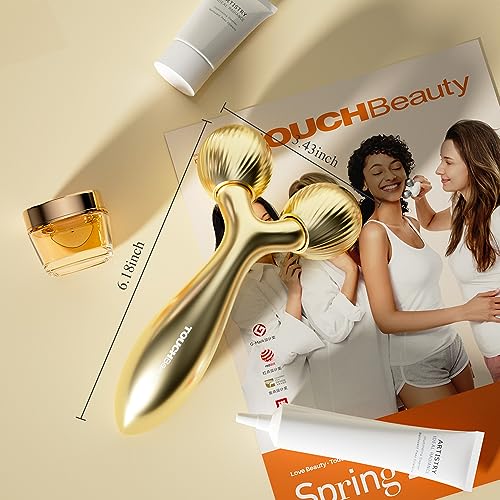 Face Massager Roller Facial Roller Contouring Massager for Face Lift, Reduce Puffiness, Skin Tightening & Collagen Production, Clear Toxins