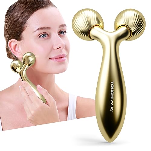 Face Massager Roller Facial Roller Contouring Massager for Face Lift, Reduce Puffiness, Skin Tightening & Collagen Production, Clear Toxins