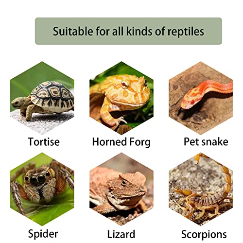 kathson Turtle Basking Platform Frogs Habitat Hiding Cave Resin Fish Tank Aquarium Ornament Reptile Climbing Ramp Decorations for Amphibians Resting