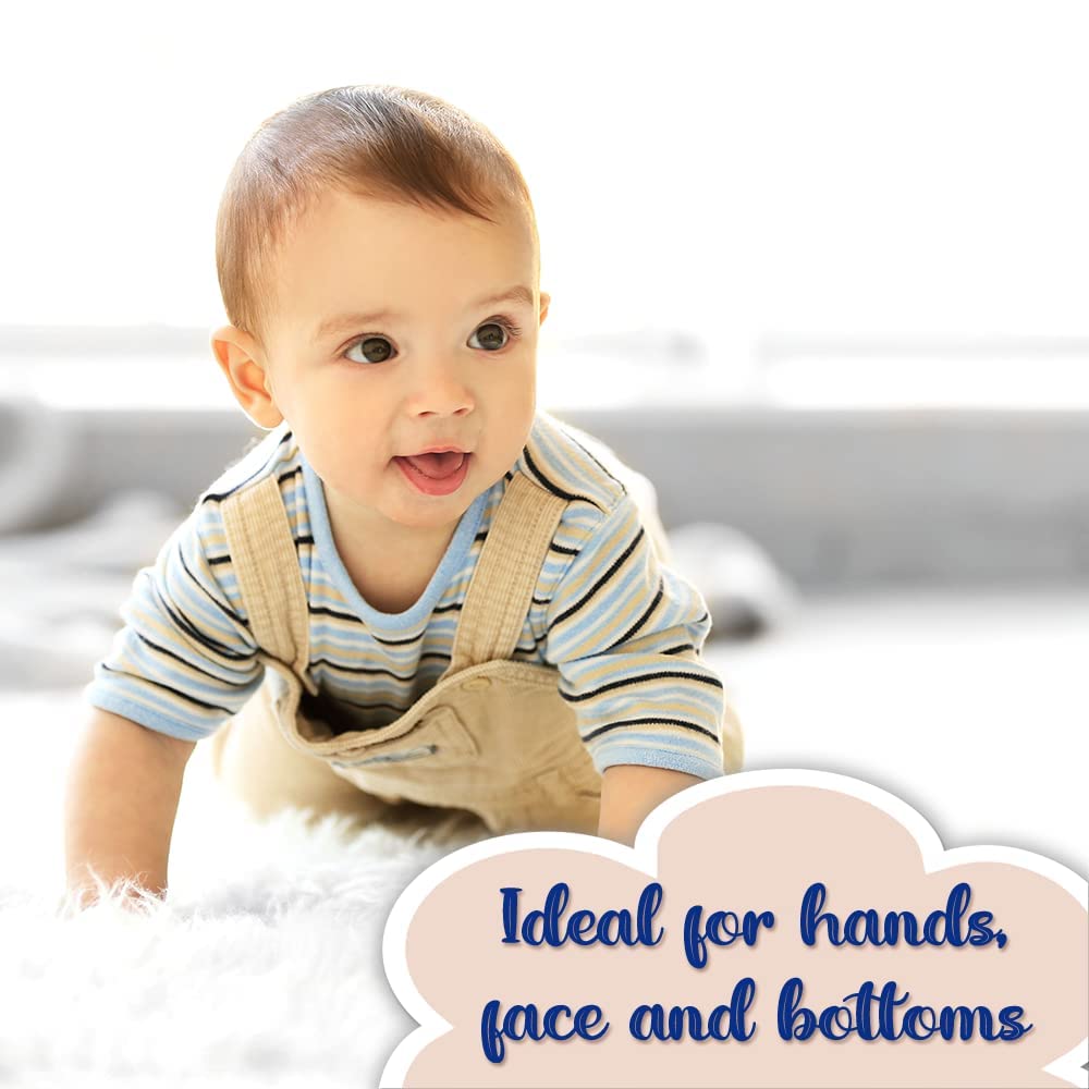 Baby Wipes, Baby Soft Shea Butter 8 Flip top packs (448 Wipes Total).