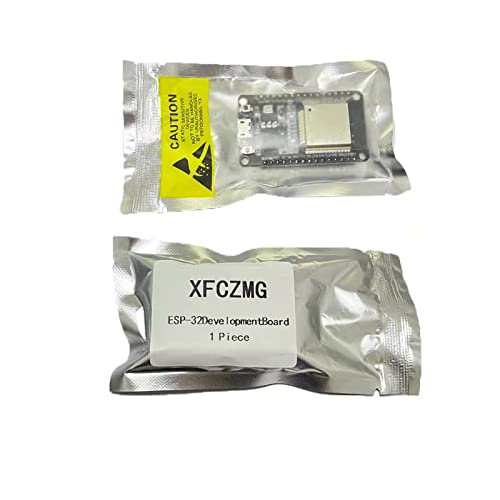 XFCZMG ESP-WROOM-32 ESP32 ESP-32S Development Board 2.4GHz Dual-Mode WiFi + Bluetooth Dual Cores Microcontroller Processor Integrated