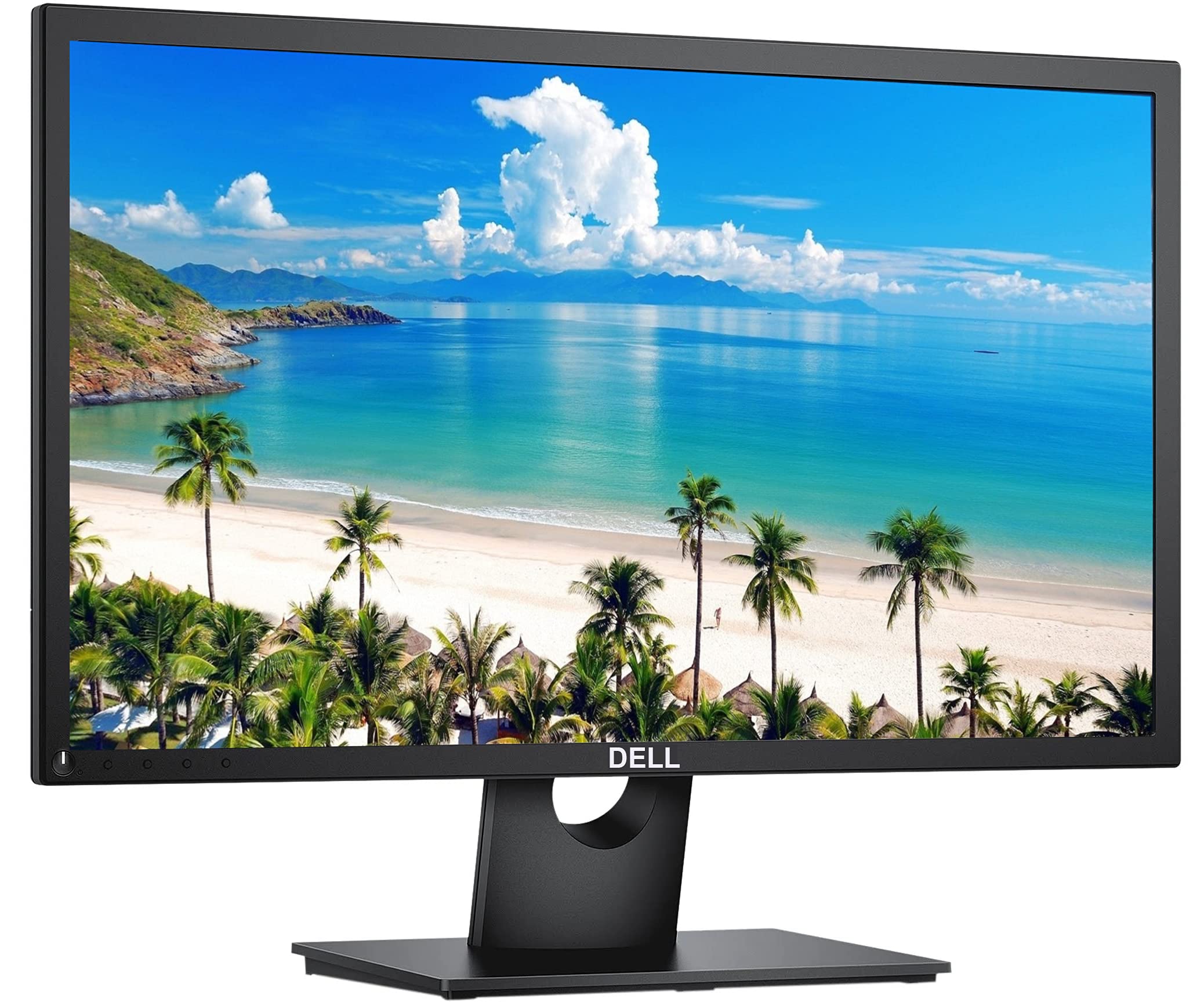 Dell E1916H LED-Backlit 19 Inch Anti-Glare (1366 x 768) Monitor, Display Port & VGA Ports, 16.7 Million Colors, 65 Degree Viewing Angle, 5ms Respond Time (Renewed)
