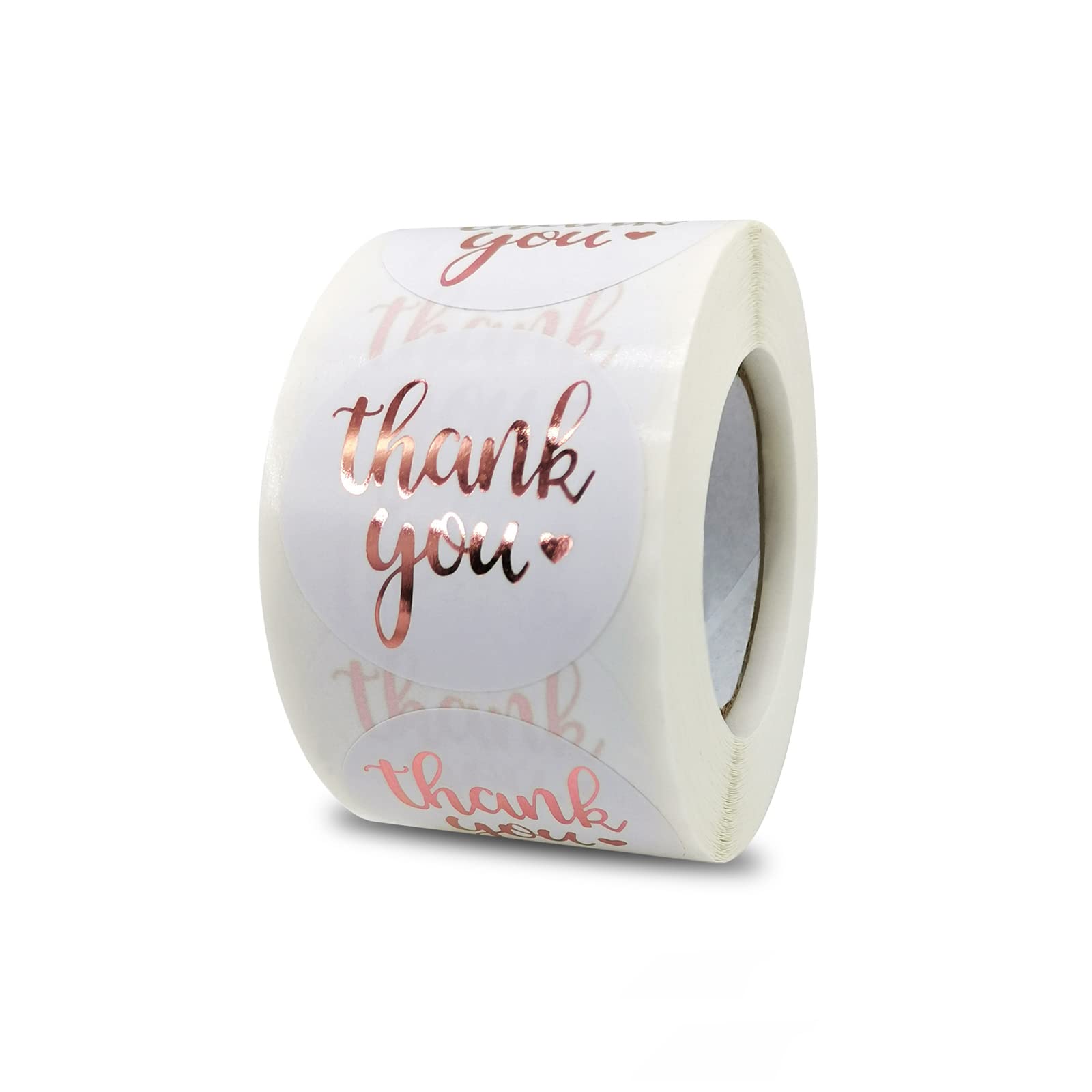 1 Inch Thank You Stickers, 500 PCS Sealing Stickers Thank You Label Tags for Boutiques,Giveaways,Envelope Seals, Small Business,Wedding,Birthday,Party Gift Wrap Bag,Baking Packaging
