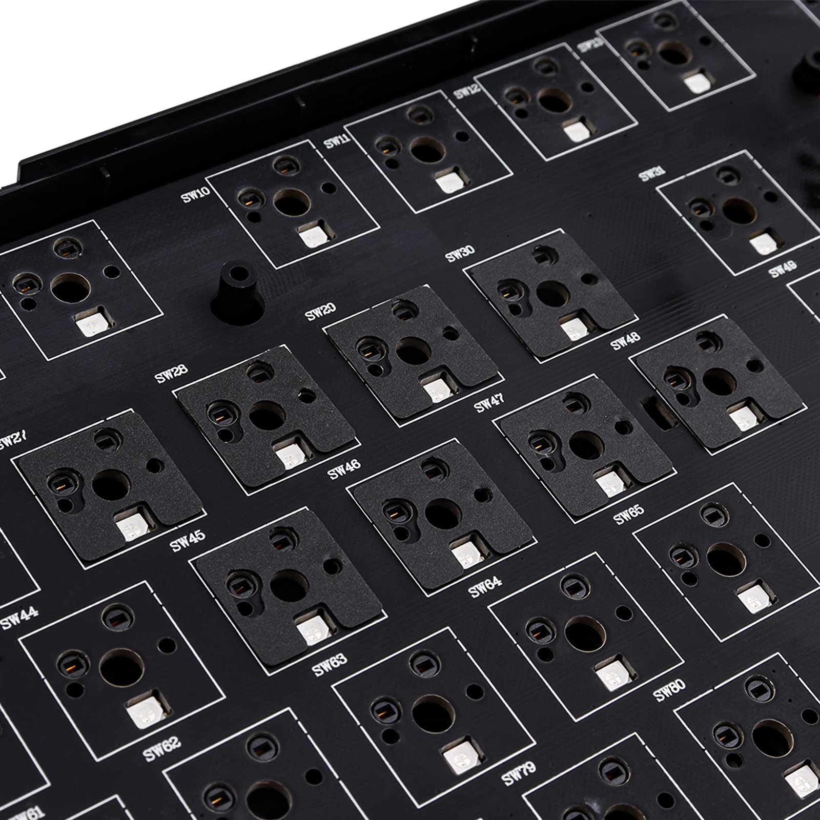 Terukir Wunzkii Mechanical Keyboard Switch Pads 120 Pcs Hot-Swappable Keyboard Switches Muffler Pad Anti-Static Eva Material for Mechanical Keyboard