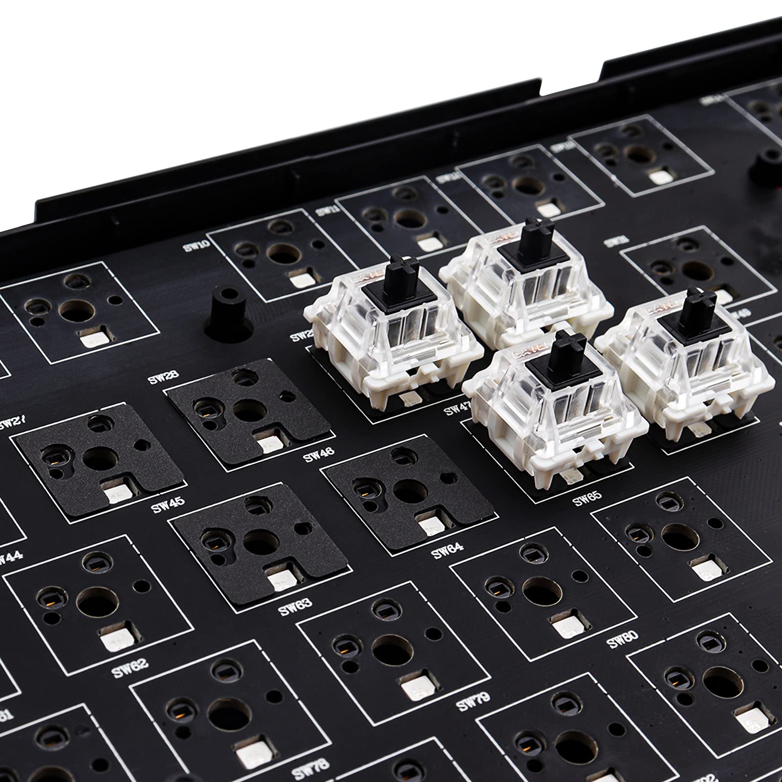 Terukir Wunzkii Mechanical Keyboard Switch Pads 120 Pcs Hot-Swappable Keyboard Switches Muffler Pad Anti-Static Eva Material for Mechanical Keyboard