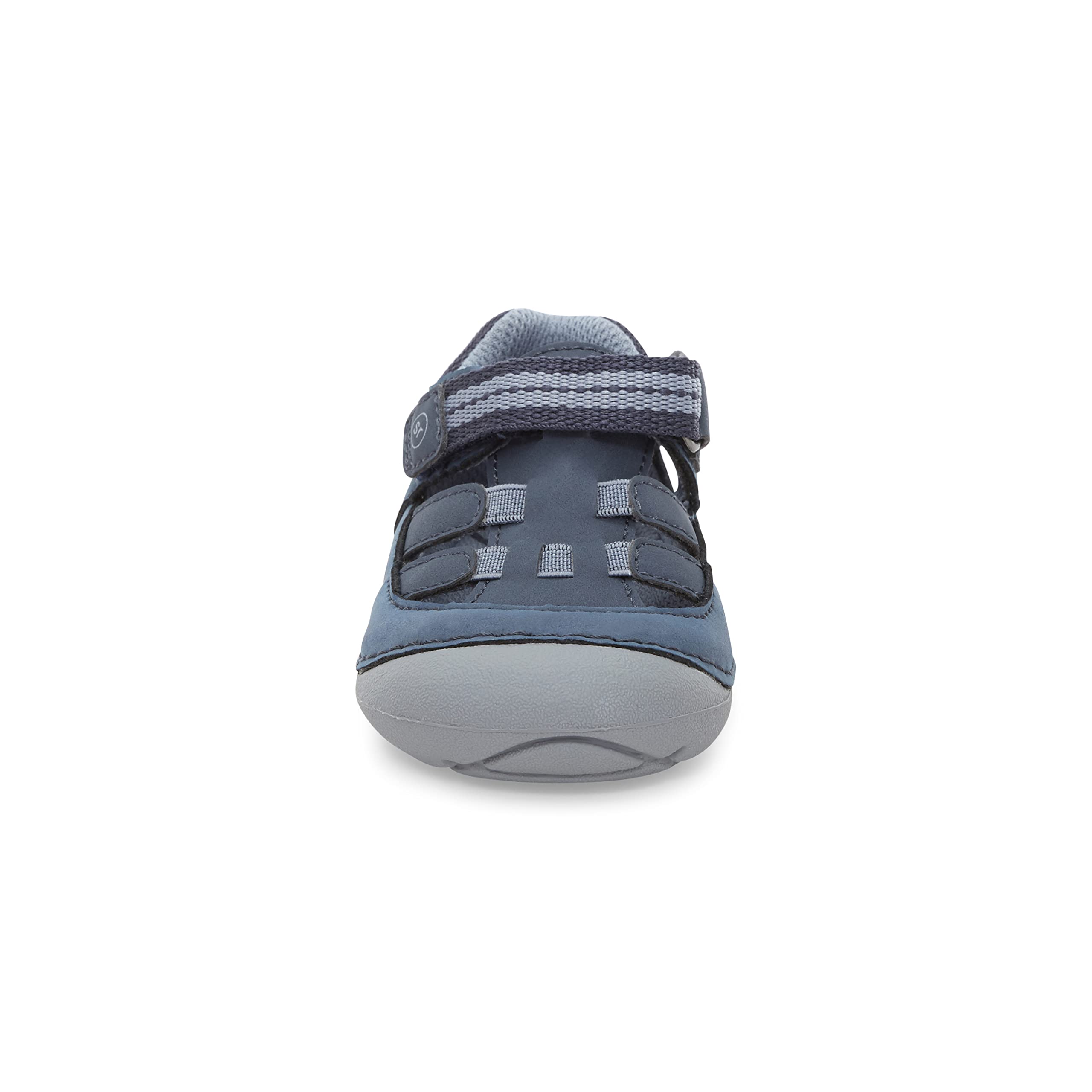 Stride Rite baby boys Sm Sonny Sandal, Dark Blue, 3.5 Wide Infant US