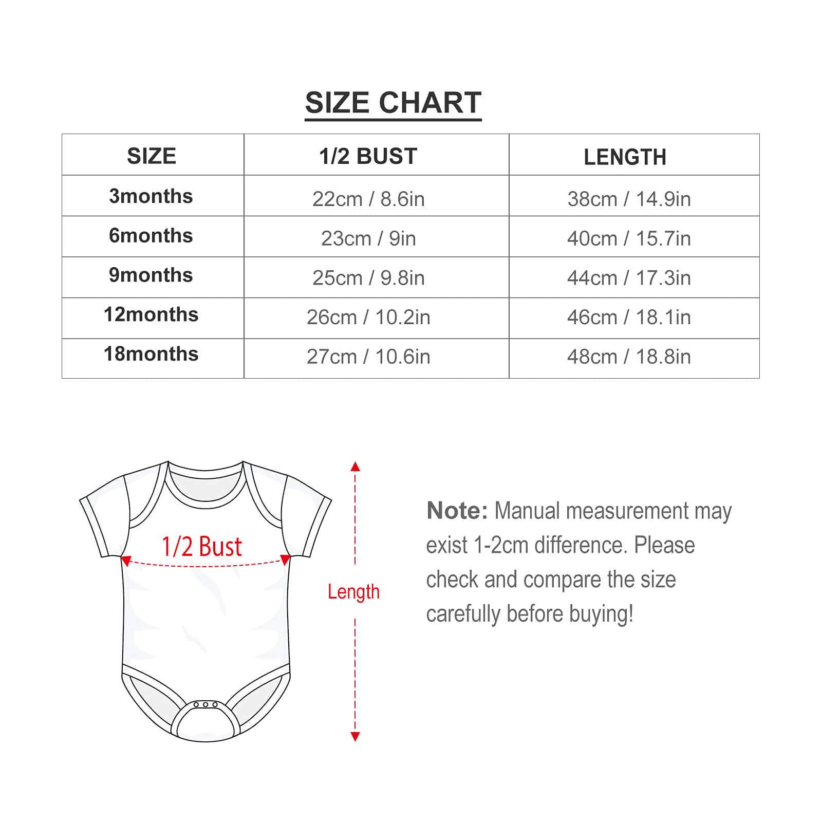 SILYHEART Funny Handpicked for Earth by My Grandma in Heaven Cotton Baby Bodysuit Cute, White, 3months (baby-B-9.7)