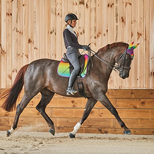 Weatherbeeta Prime Ombre Dressage Saddle Pad - Rainbow Dream - Full