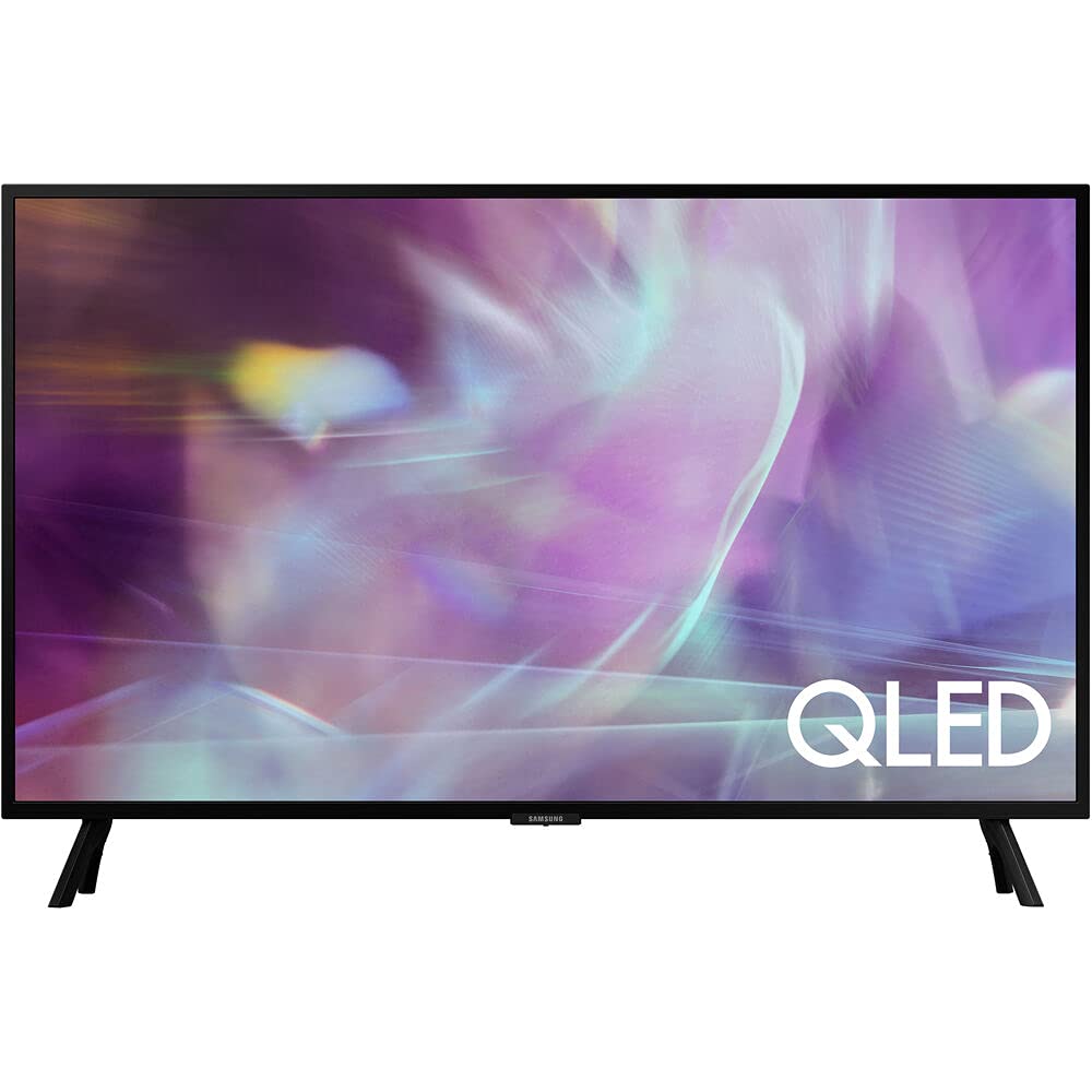Samsung QN32Q60AAFXZA 32 Inch QLED HDR 4K UHD Smart TV Bundle with TaskRabbit Installation Services + Deco Mount Wall Mount + 2X HDMI Cables + Surge Adapter