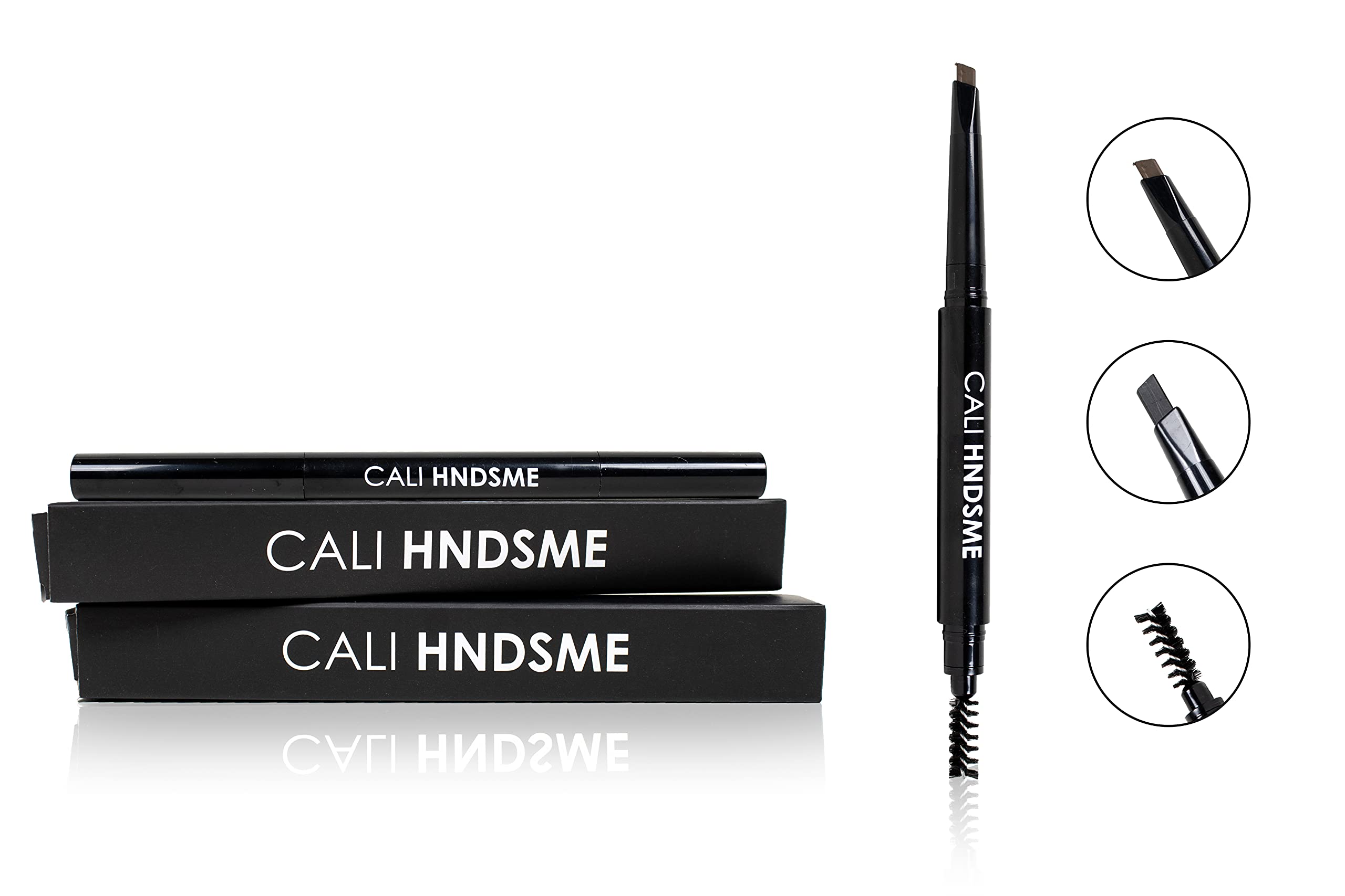 CALI HNDSME MVP Beard Pencil (Black) - #1 Beard & Hairline Fix, 2022 Grooming Award Winner, Easiest To Use, Waterproof & Sweat Resistant