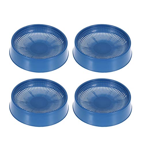 TEHAUX 4pcs Plastic Bird Nest,Bird Nesting Bowls Pigeon Nest Bowl Breeding Hatching Box for Pigeons, Quails, and Small Birds