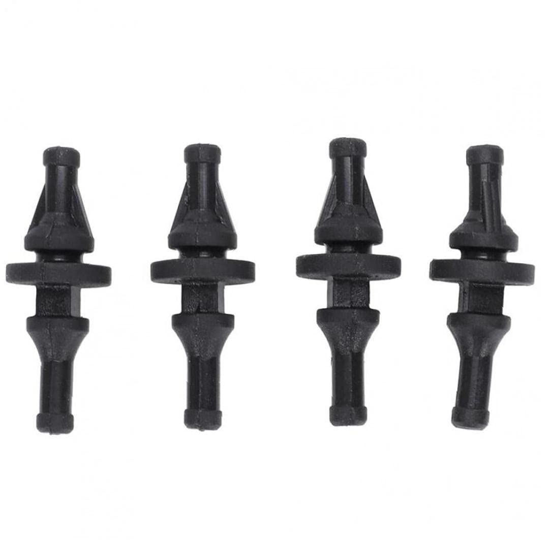 TOSSPER 32pcs Anti Vibration Mount Screw Pin Rivet for Pc Case Fans Mouting Pin Anti Noise Rubber Screws