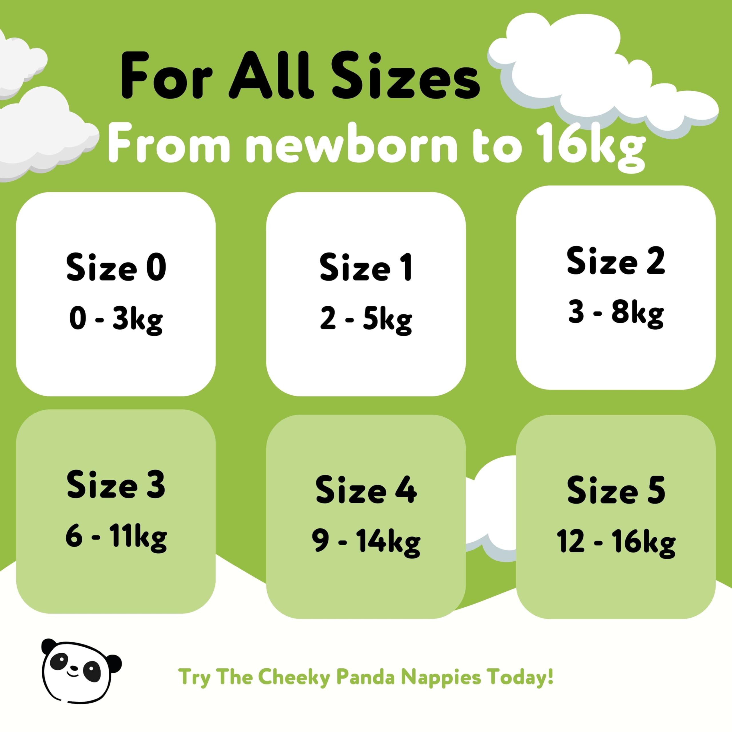 The Cheeky Panda Premium Baby Diapers Size 4 (22-37lbs) | 38 Bamboo Lined Disposable Diapers for Sensitive Skin