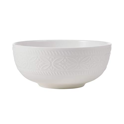 Mikasa Indira Chip Resistant 16-Piece Dinnerware Set, Service For 4, White
