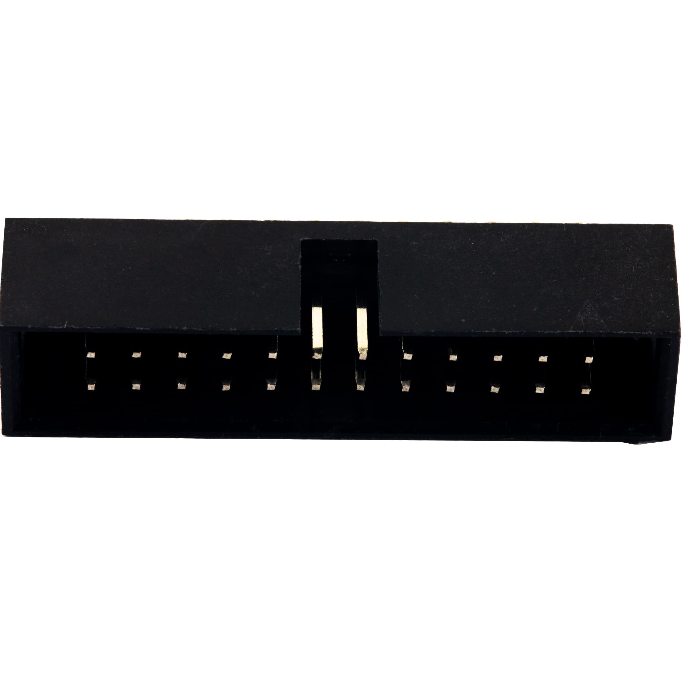 whiteeeen 20pcs 2 x 12 24 Pins 2.54mm IDC Socket Straight Male Box Header Connector