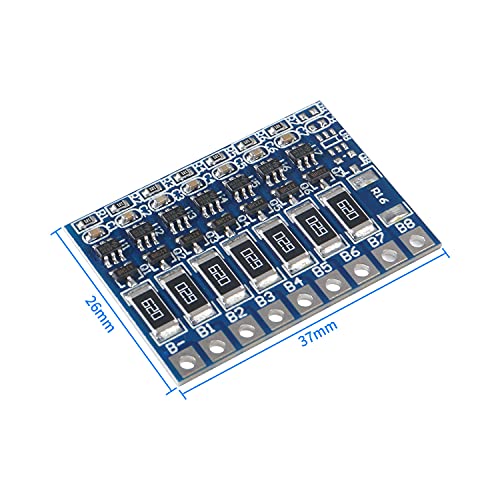 AITRIP 3PCS Lithium Battery Protection Board 3S 4S 5S 6S 7S 8S 21V 4.2v li-ion Balancer Board 18650 li-ion balncing Full Charge Battery Balance Function Protection Board
