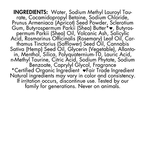 SheaMoisture Men Body Wash Cleanser to Exfoliate and Stimulate Skin Himalayan Salt and Volcanic Ash Exfoliating 15 fl oz
