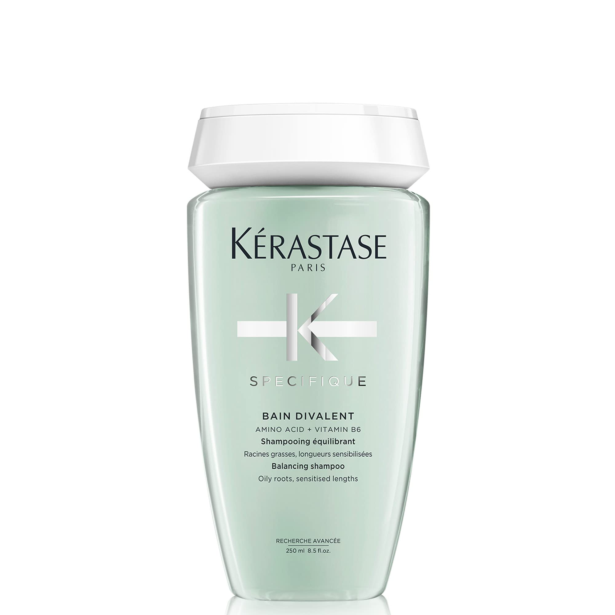 KĂRASTASE Specifique Balancing Shampoo for Oily Scalp & Hair, Cleanses Oil From Roots and Hydrates Dry Hair Ends