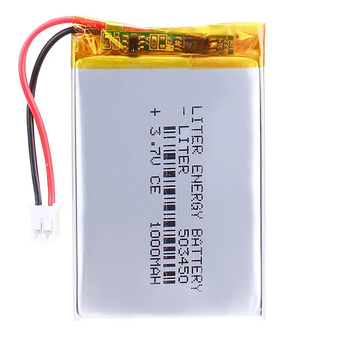 Liter energybattery 3.7V Lipo Battery 1000mAh Rechargeable Lithium ion Polymer Battery 503450 Lithium Polymer ion Battery with JST Connector