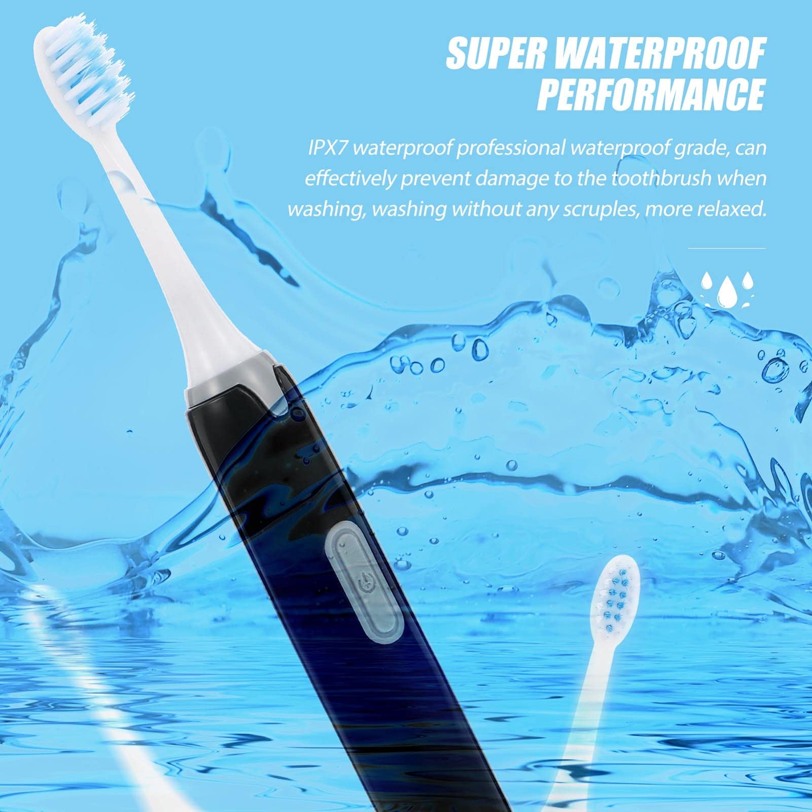 Healifty 1 Pc Electric Toothbrush Electric Vibration Toothbrush Household Tooth Cleaning Device Toothbrush for Adults Electric Teeth Cleaning Device Tender Toothbrush Tooth Brush