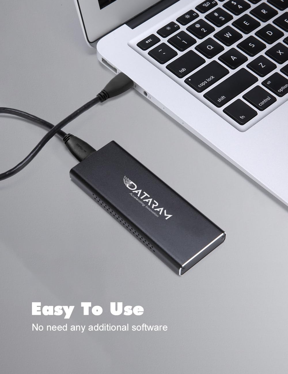 Dataram External SSD Enclosure for The for 11" & 13" MacBook Air Late 2010 Mid 2011 /A1370 A1369