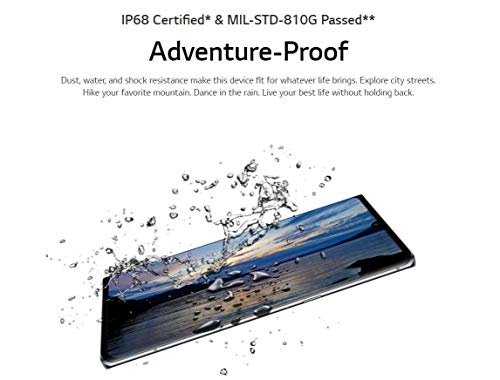 LG Velvet 5G (128GB, 6GB RAM) 6.8" OLED, Snapdragon 765, 48MP 4K Camera, US 5G/4G LTE AT&T Unlocked (Cricket, Latin/NOT for T-Mobile) LM-G900UM (64GB SD Bundle, Aurora Silver)