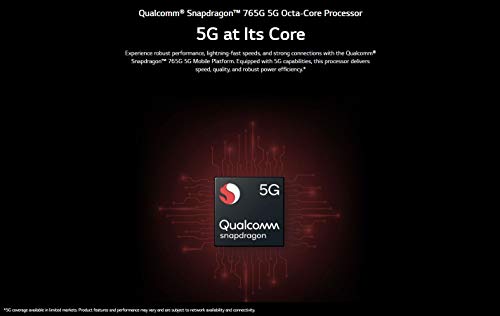LG Velvet 5G (128GB, 6GB RAM) 6.8" OLED, Snapdragon 765, 48MP 4K Camera, US 5G/4G LTE AT&T Unlocked (Cricket, Latin/NOT for T-Mobile) LM-G900UM (64GB SD Bundle, Aurora Silver)