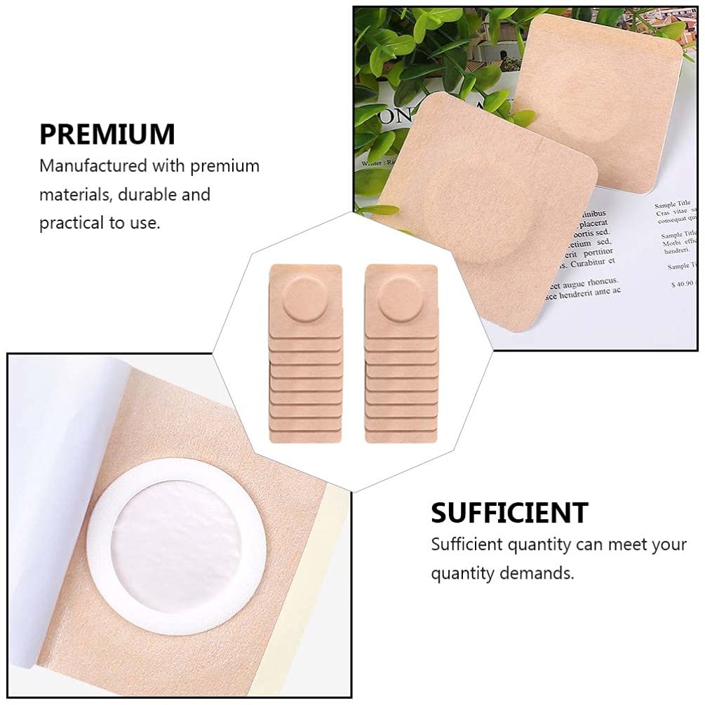 Healifty 20pcs Baby Navel Sticker Swimming Belly Band Disposable Baby Bathing Abdomen Sticker Umbilical Cord Patch for Baby Toddler Newborn Belly Button Protector