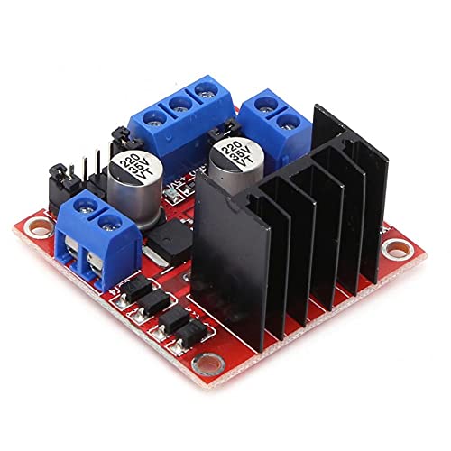 Davitu Motor Driver - L298N Motor Drive Board Module Double H Bridge Compatible With Stepper Motor Smart Car Robot Motor Driver Module