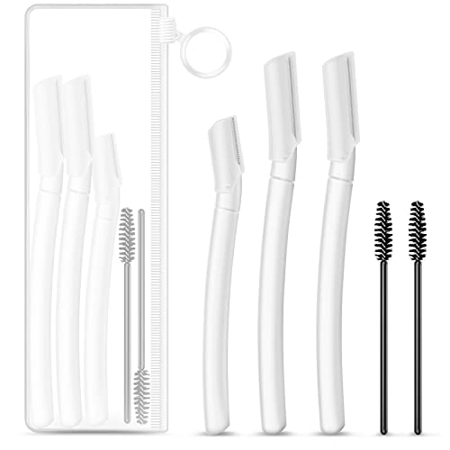 Eyebrow Razor, Facial Hair Shave Removal Razors, Multipurpose Exfoliating Dermaplaning Tool for Women face, Peach Fuzz, Leaving Soft Skin without Any Scratching
