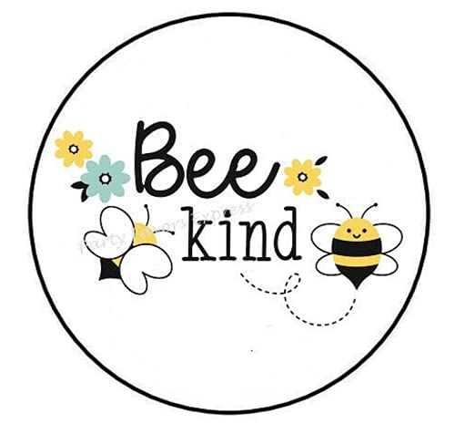 1.5" Inch Bee Be Kind Stickers - Be Kind Stickers - Bee Stickers Envelope Seals Labels - D #AA61RK (90 Pcs)