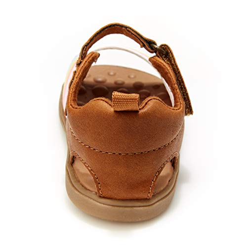 Carter's Every Step Girls Harlee Sandal, Multi, 4 Toddler