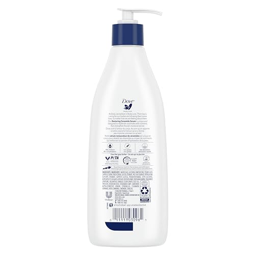 Dove Body Love Moisturizing Body Lotion Intense Care Pack of 3 for Rough or Dry Skin Softens and Smoothes 13.5oz