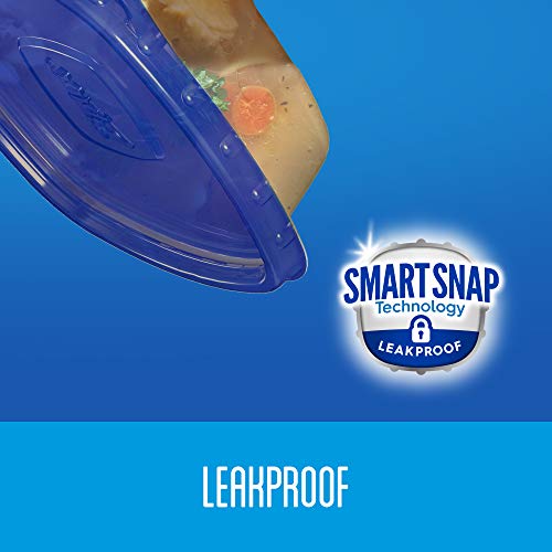 Ziploc Food Storage Meal Prep Containers Reusable for Kitchen Organization, Dishwasher Safe, Fresh Start Pack, 16 Count