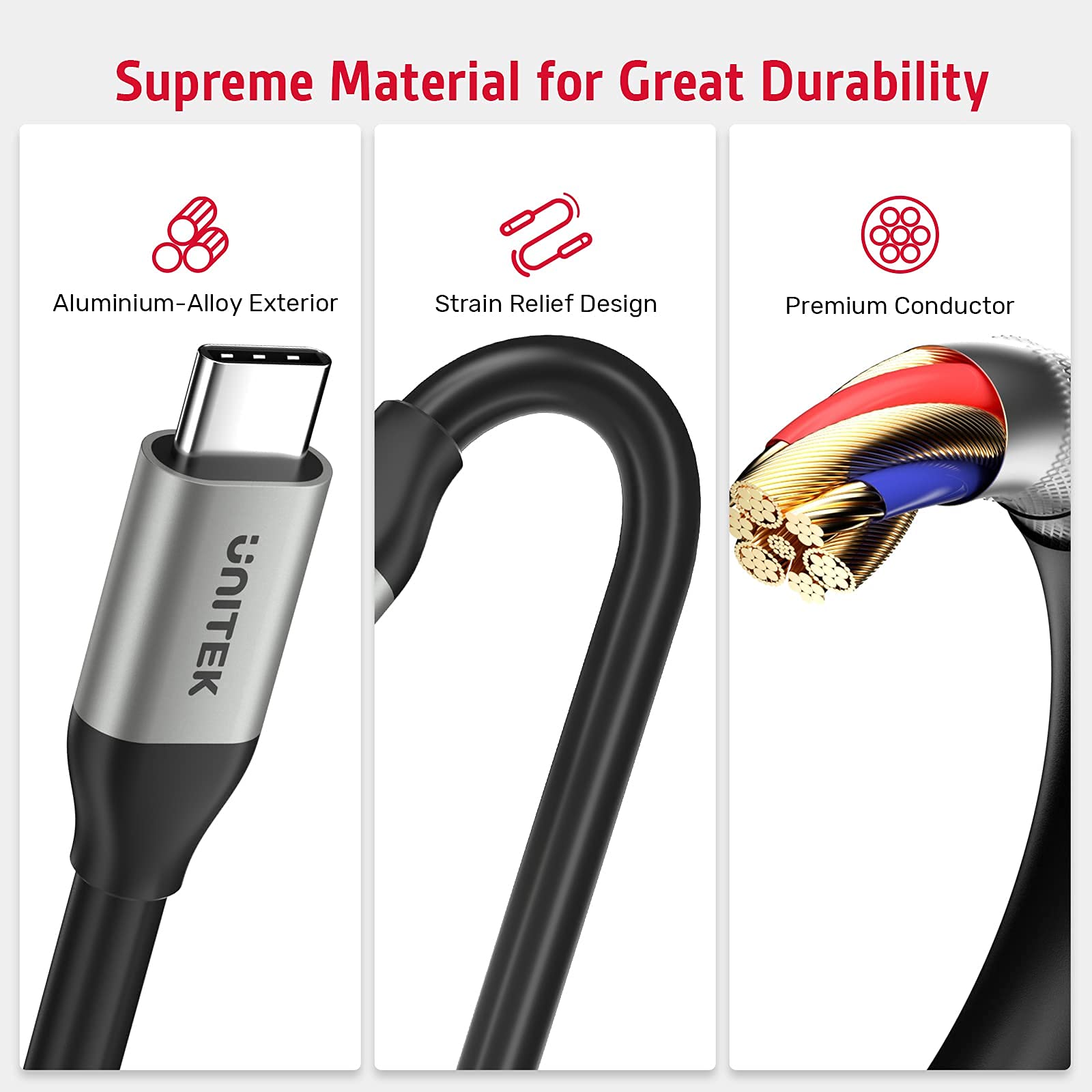 [Bundle] 96W USB Charging Staion with 2QC and USB C to USB C Cable