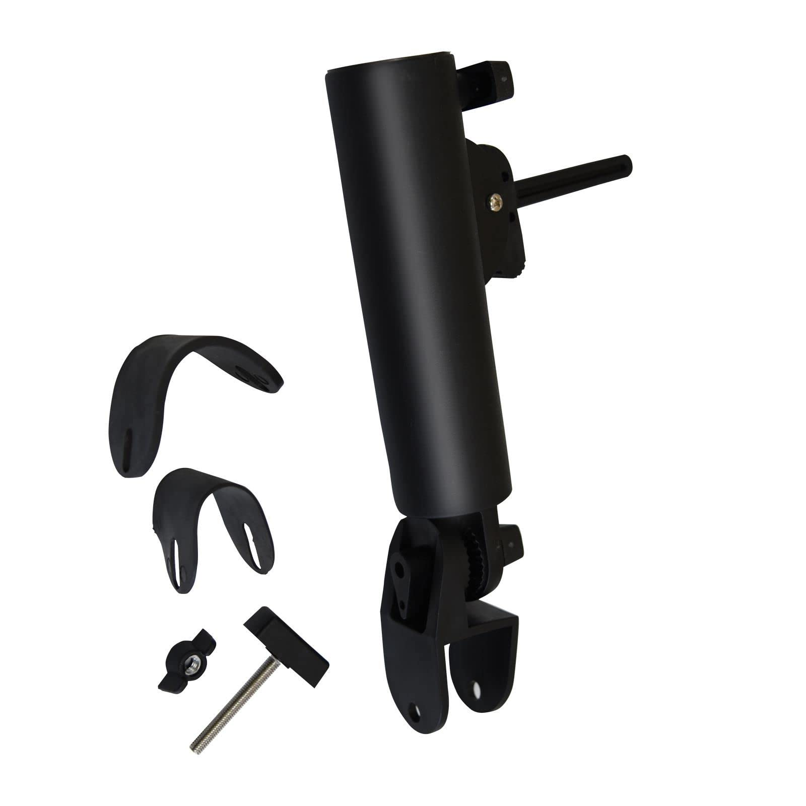 Shu-Ran Golf Cart Umbrella Holder, Angle & Internal Width Adjustable Umbrella Amount Universal for Bicycle Stroller, Baby Carriage, Wheelchair