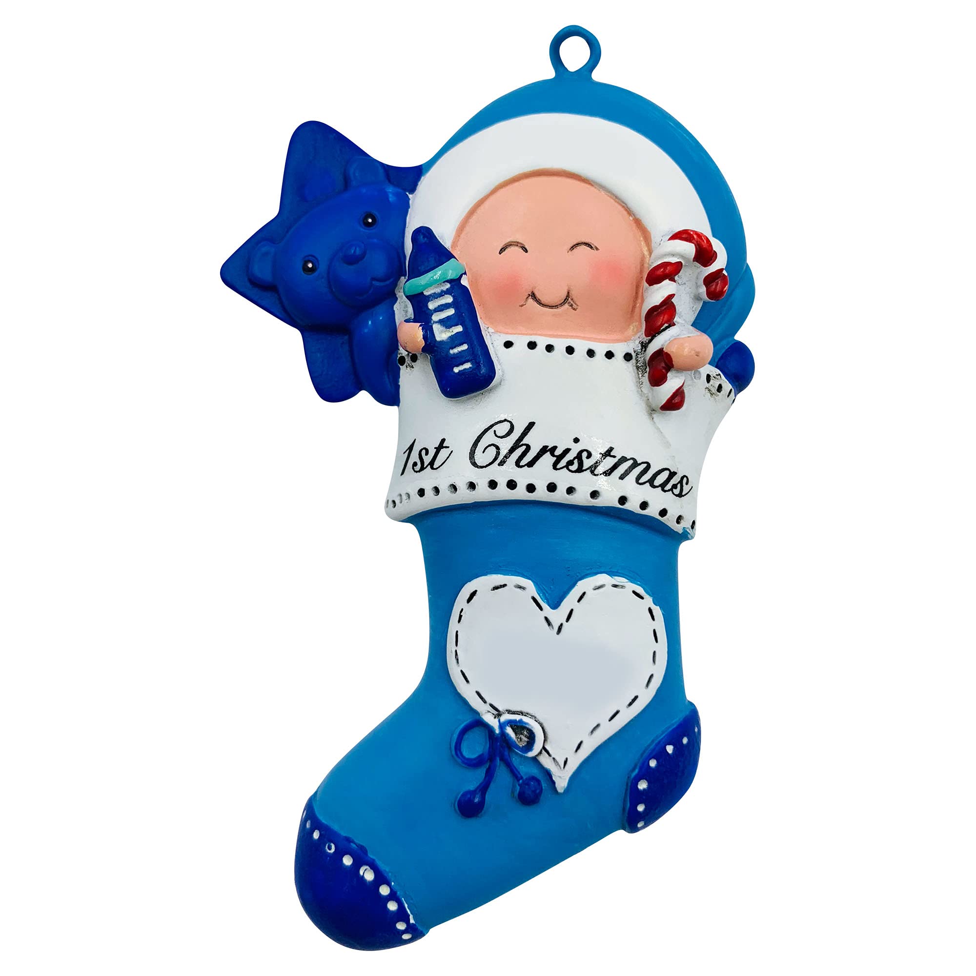 Personalized Baby`s Boy First Christmas Ornament Baby Boy First Christmas Ornament β Personalized Baby Gifts for Newborn Boys Engraved