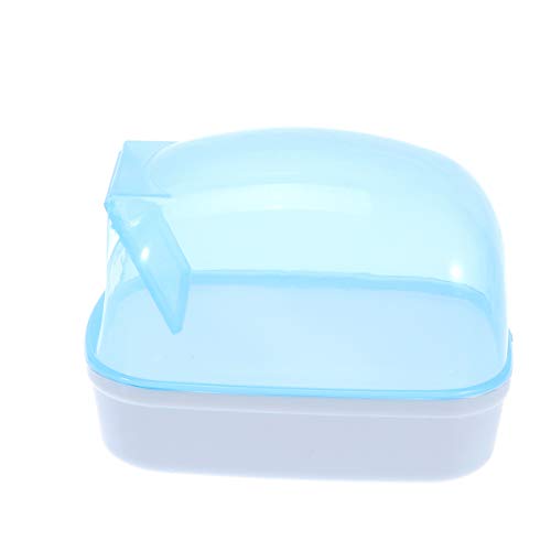 TEHAUX Hamster Bathroom Gerbil Plastic Sand Dry Bath Container Small Animal Sauna Toilet Sandbox for Hamster Gerbil Rat Mice and Small Animal (Random Color)