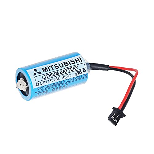 SHENYANG (20 Pack) CR17335SE-R/3V Q6BAT PLC 3V 1800mAh Li-ion Battery for Mitsubishi Q25PRHCPU Q170HBATC QNS FANUC system