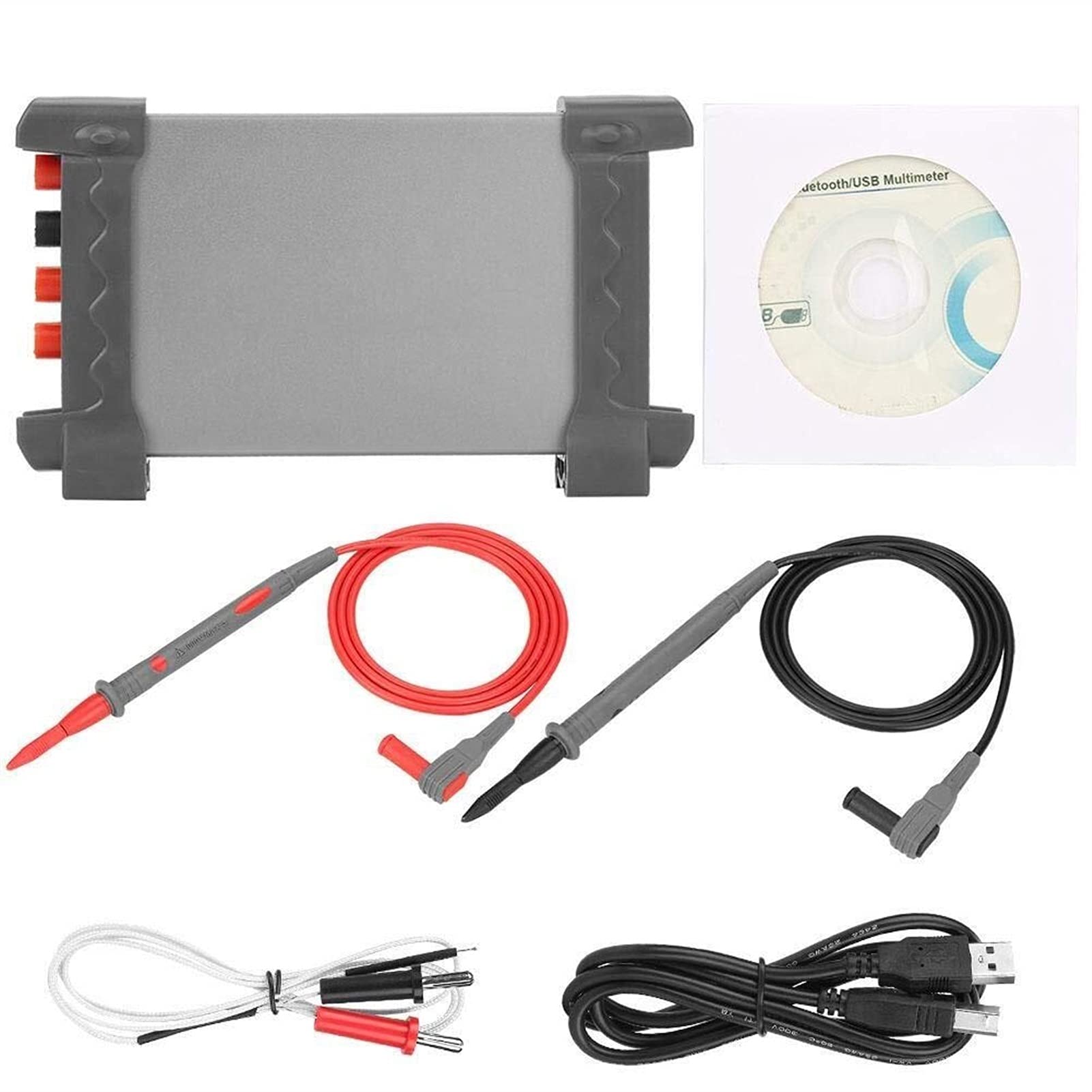 YJYGR Voltage Data Logger, Pratical Multimeter Current Resistance Capacitance Isolated Data Record Set with Test Meter Thermocouple Compatible with Win2000 Win7 WinXP Win8(#2)