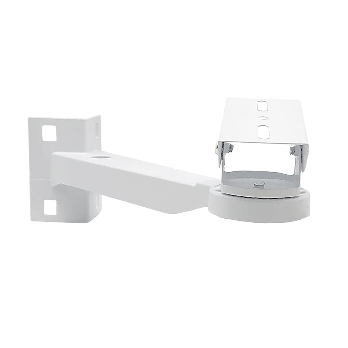 OwlCat Universal Indoor Outdoor Wall Mount CCTV Security Camera Mounting Bracket Pole Mount Right Angle 90 Degree CCTV Surveillance Camera Stand, White, Length: 310mm,Width: 83mm,Height: 107mm, BR360