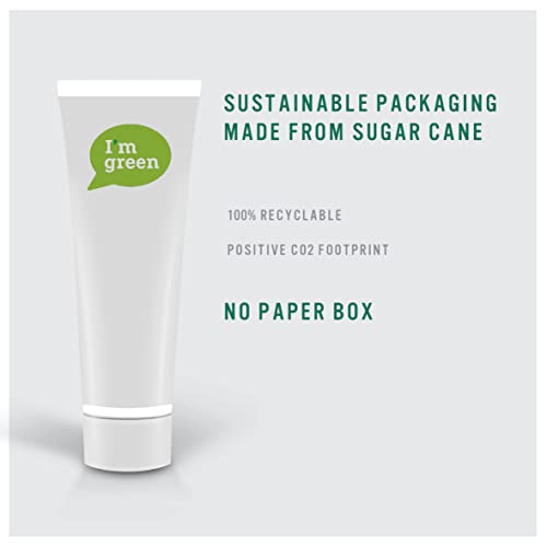 EcoTomorrow Charcoal Whitening Toothpaste - Natural Juá & Tea Tree, Fluoride Free, Plant Based with Peppermint Essential Oil - 4.0oz (Pack of 3)