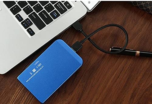 ZFARHW Portable External Hard Drive 1TB 2T 4T 6T 8T USB3.0 high-Speed Mobile Mechanical Hard Drive(4TB,High-Speed Blue)