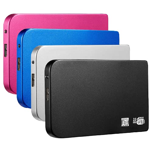 ZFARHW Portable External Hard Drive 1TB 2T 4T 6T 8T USB3.0 high-Speed Mobile Mechanical Hard Drive(4TB,High-Speed Blue)