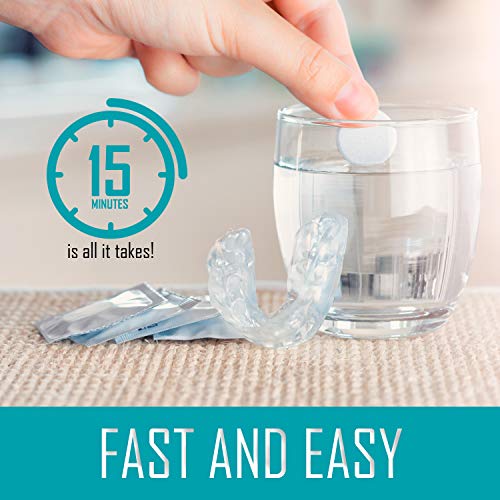 Retainer and Denture Cleaner 150 Tablets, 5 Month Supply Cleaning Tablets Denture Cleaners Remove Bad Odors, Plaque, Stains From Night Guards, Mouth Guards, Dental Appliance