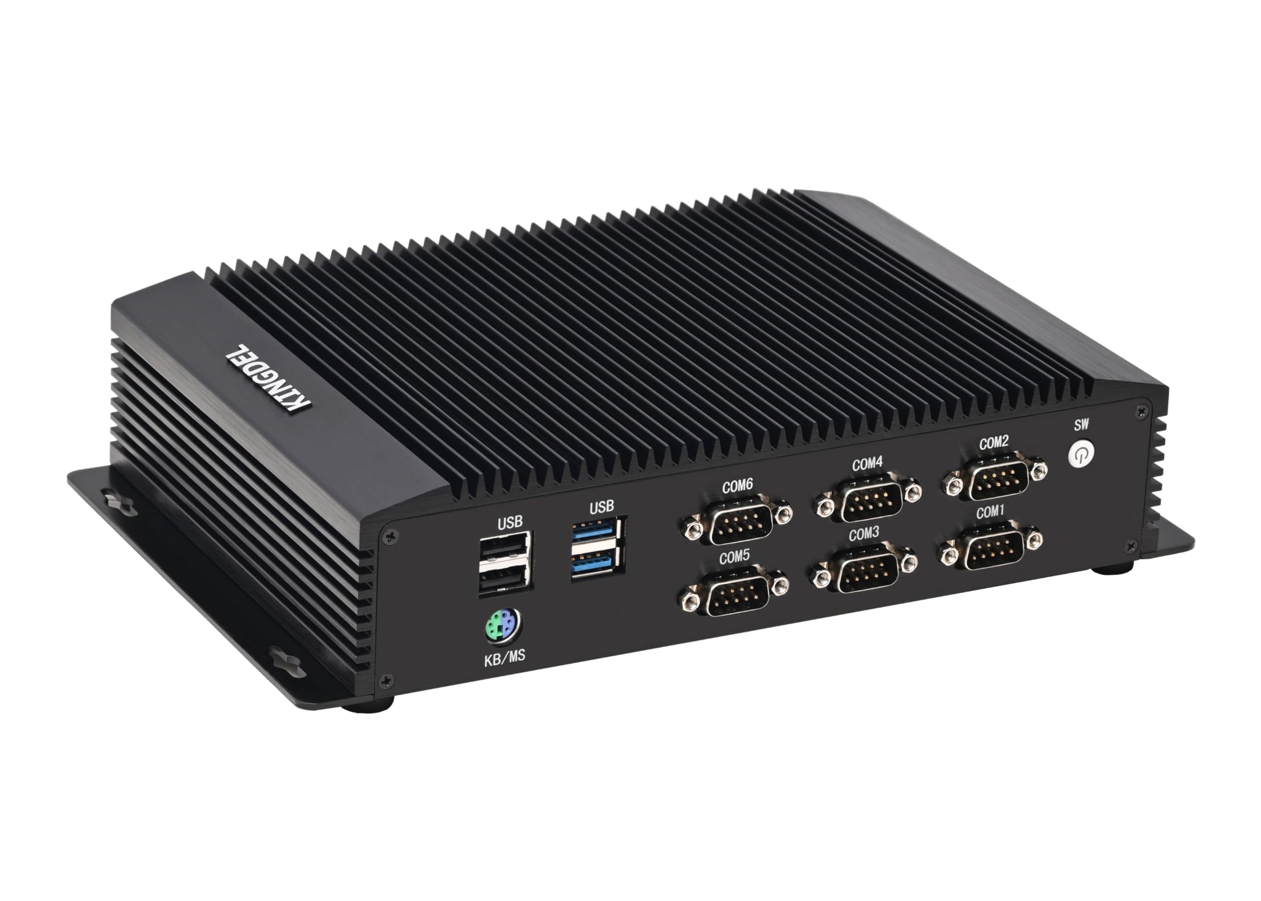 KINGDEL NC6000 Mini PC Core i7-10510U Mini Desktop Computer 16GB DDR4 256GB SSD 4.9GHz Max Turbo Frequency 2.4/5.0GHz Gigabit Ethernet/4K/WOL/6xCOM/4xUSB3.0