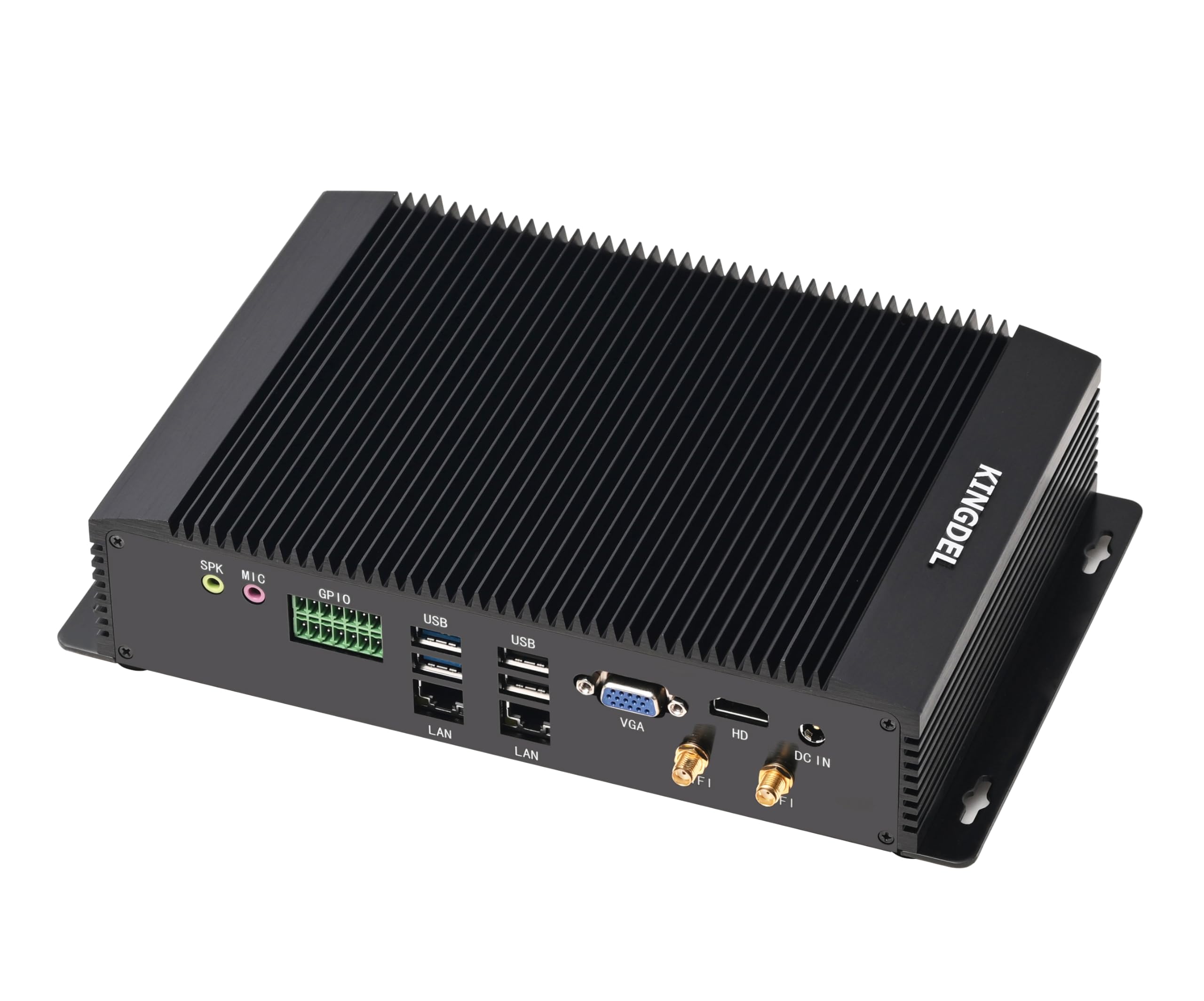 KINGDEL NC6000 Mini PC Core i7-10510U Mini Desktop Computer 16GB DDR4 256GB SSD 4.9GHz Max Turbo Frequency 2.4/5.0GHz Gigabit Ethernet/4K/WOL/6xCOM/4xUSB3.0