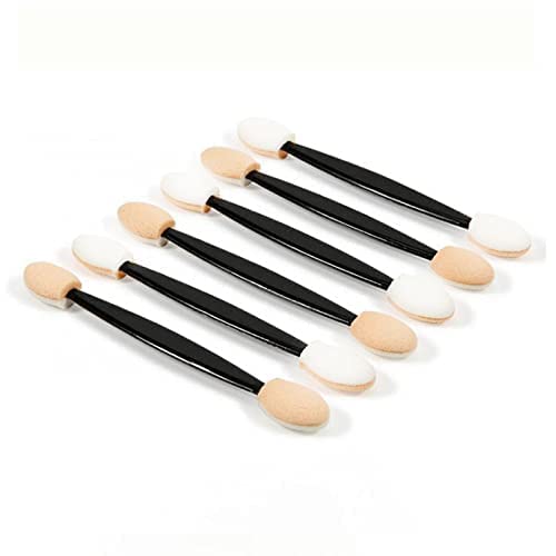ZYIGYI 200 PCS 3 Inch Disposable Eyeshadow Brushes, Sponge Makeup Applicators Dual Sides